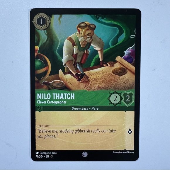 Disney | Games | Foil Milo Thatch Lorcana Into The Inklands Disney ...